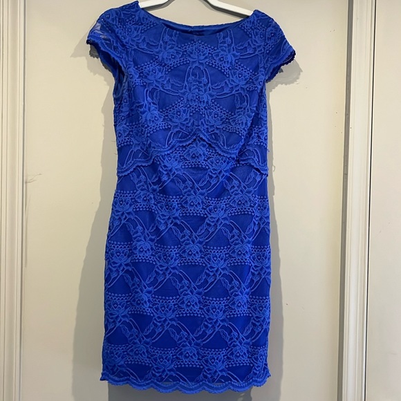 bebe | Dresses | Royal Blue Bebe Springsummer Dress Cut Out In The Back ...